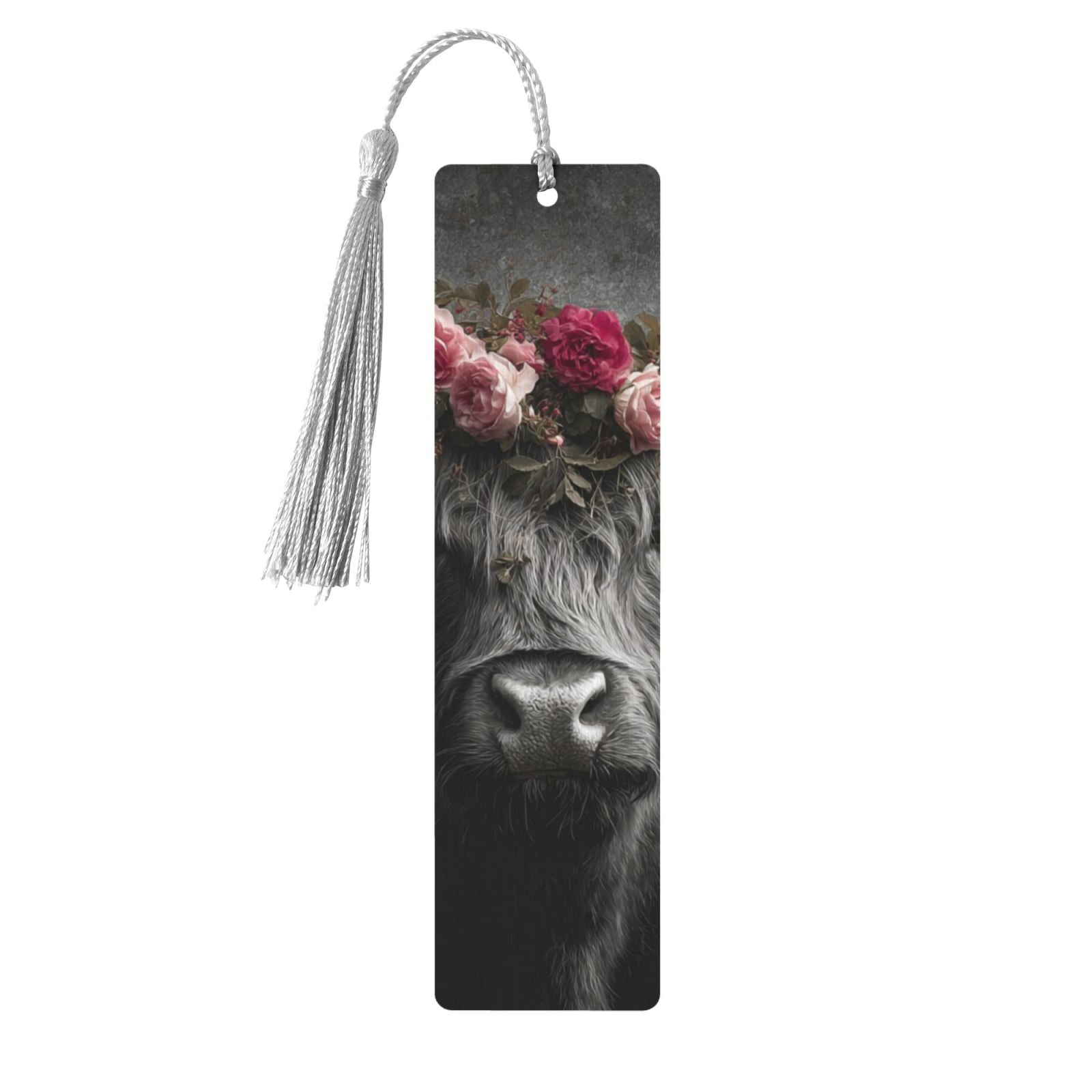 Handcrafted Poplar Wood Bookmark with Tassel - Exquisite Artisan Gift ...