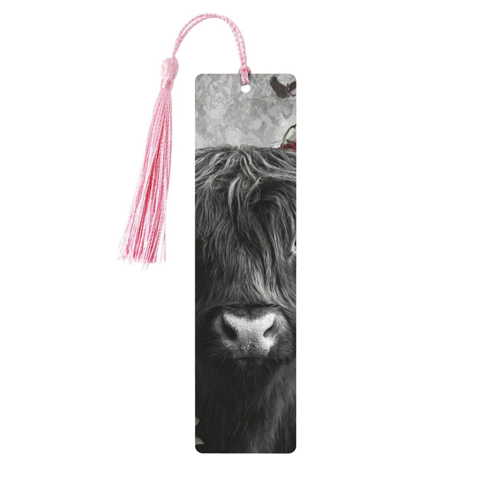 Handcrafted Poplar Wood Bookmark with Tassel - Exquisite Artisan Gift ...