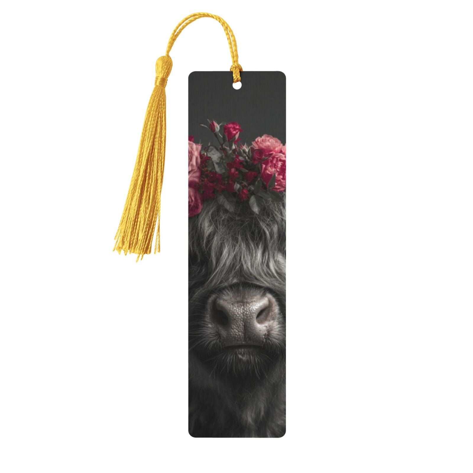 Handcrafted Poplar Wood Bookmark with Tassel - Exquisite Artisan Gift ...