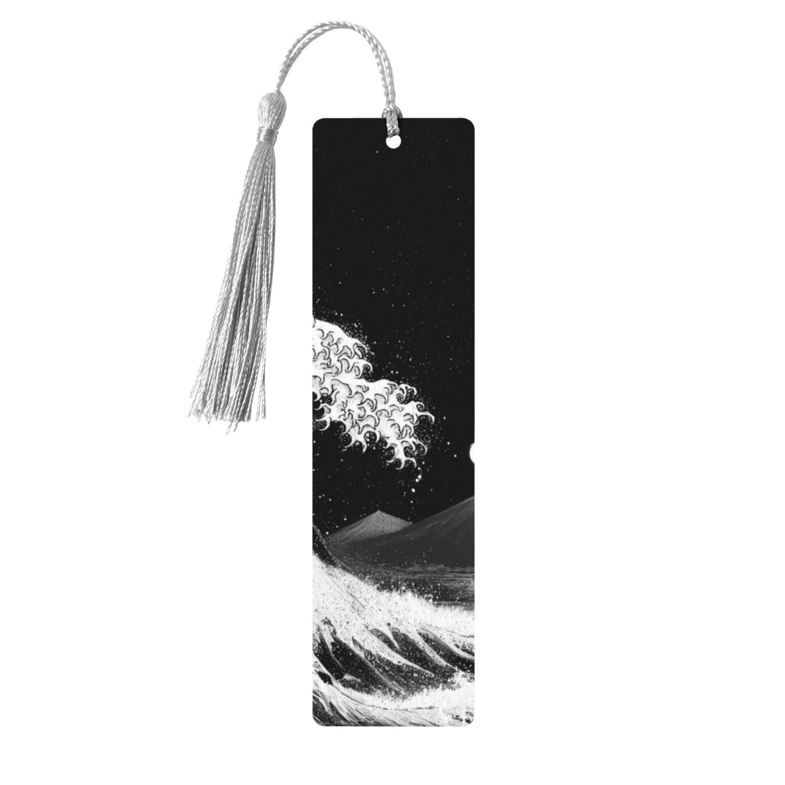 Handcrafted Poplar Wood Bookmark with Tassel - Exquisite Artisan Gift ...