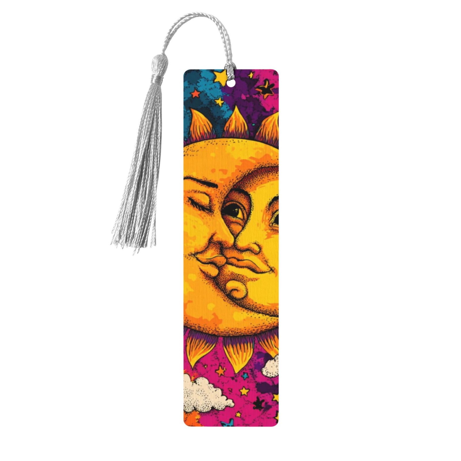 Handcrafted Poplar Wood Bookmark with Tassel - Exquisite Artisan Gift ...