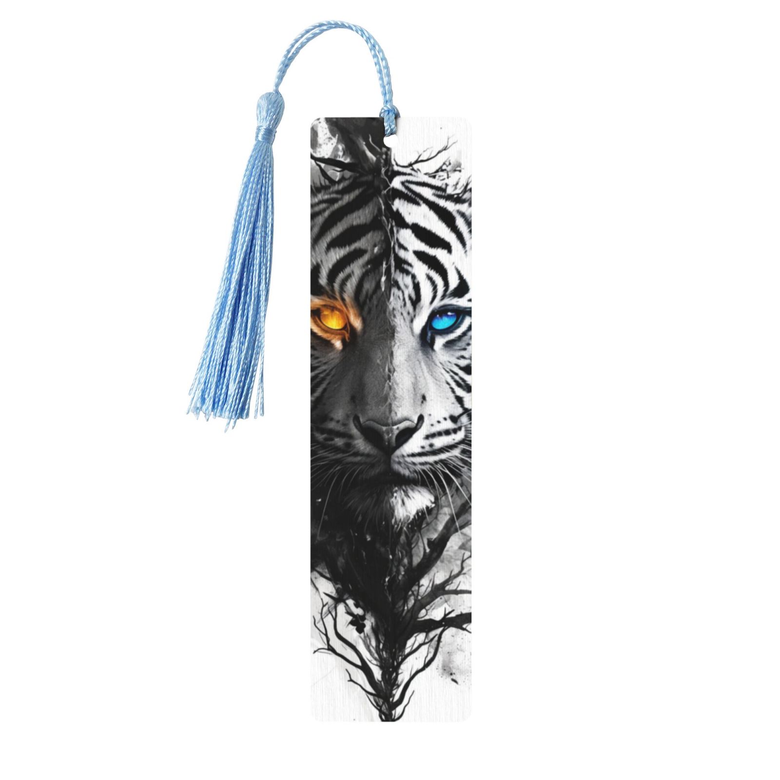 Handcrafted Poplar Wood Bookmark with Tassel - Exquisite Artisan Gift ...