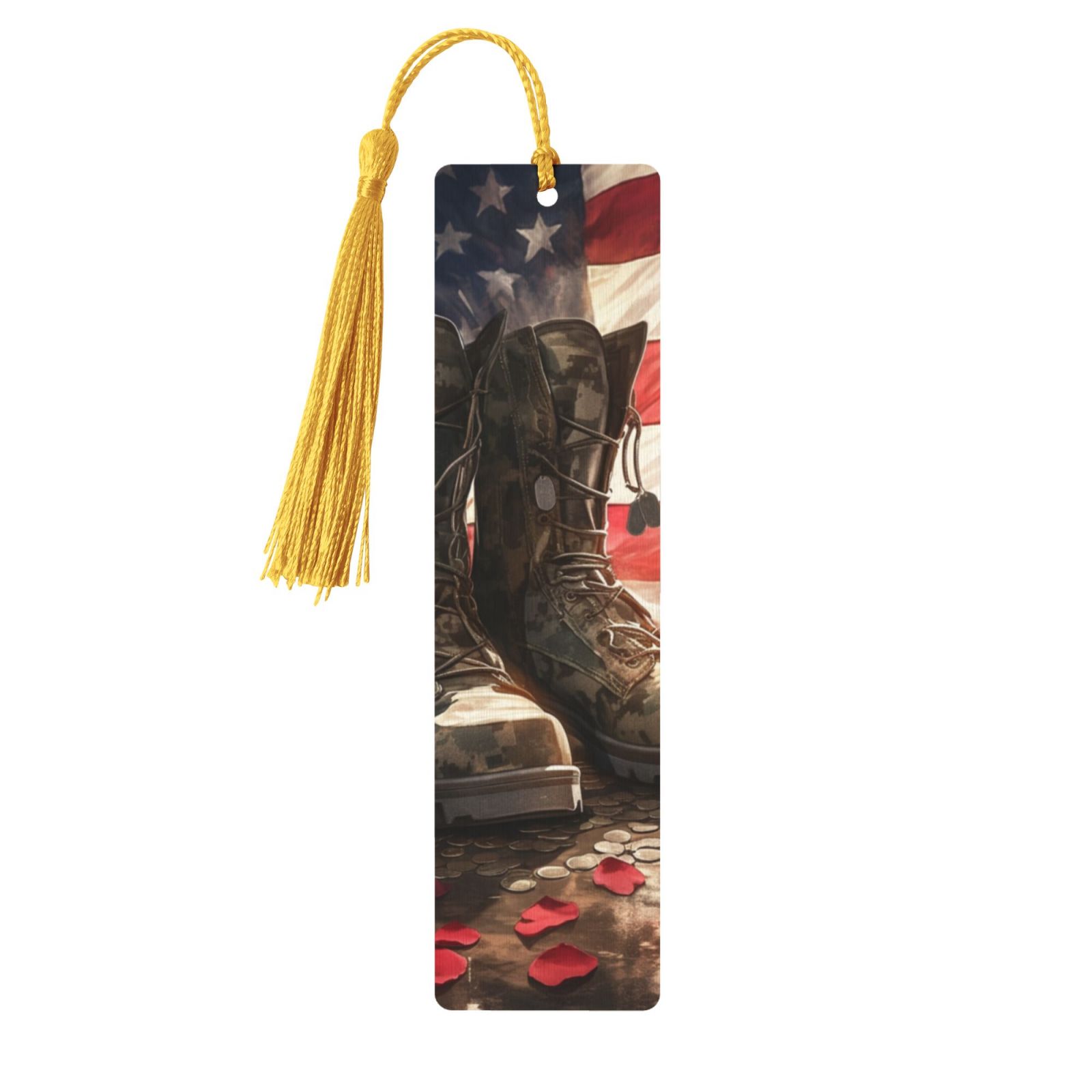 Handcrafted Poplar Wood Bookmark with Tassel - Exquisite Artisan Gift ...