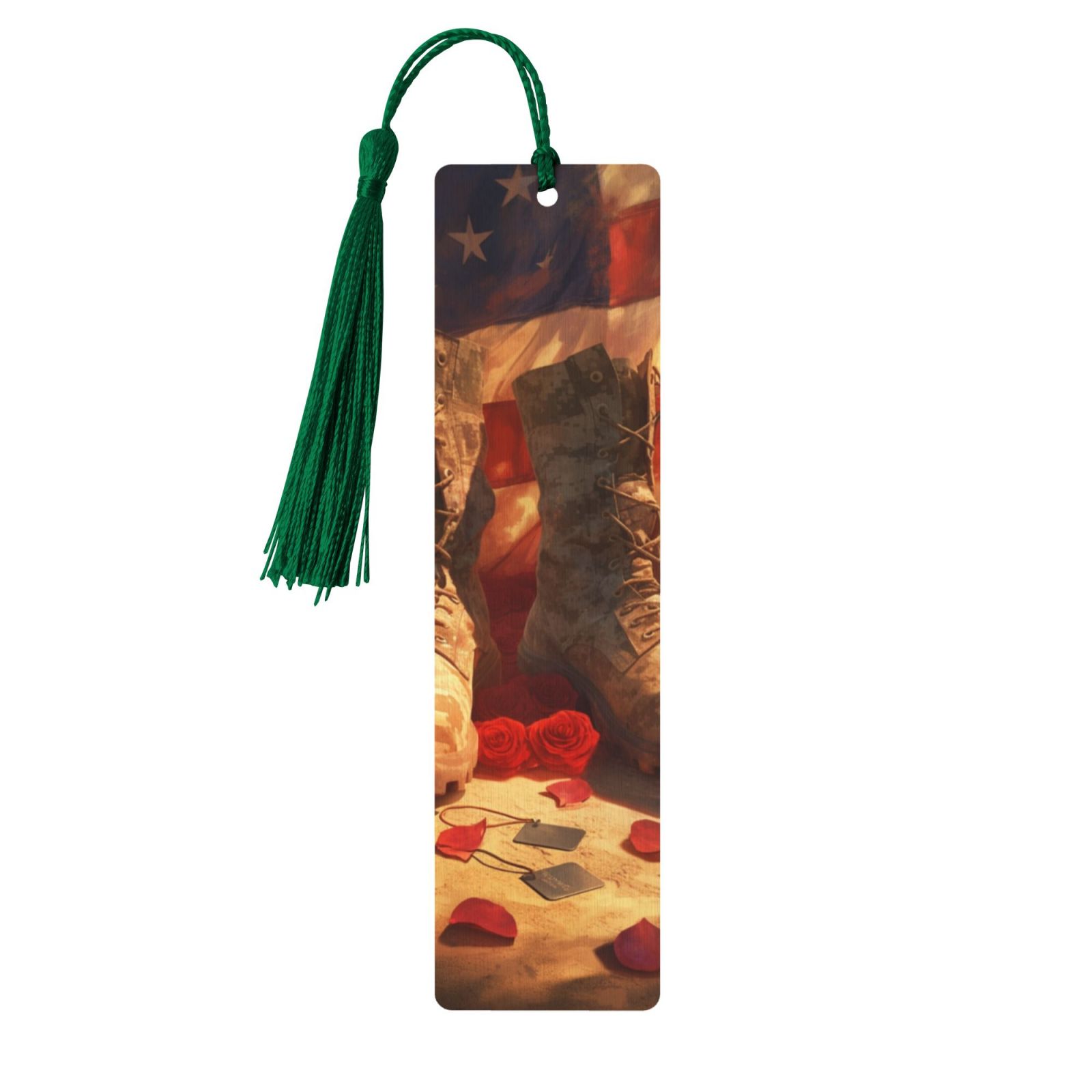 Handcrafted Poplar Wood Bookmark with Tassel - Exquisite Artisan Gift ...