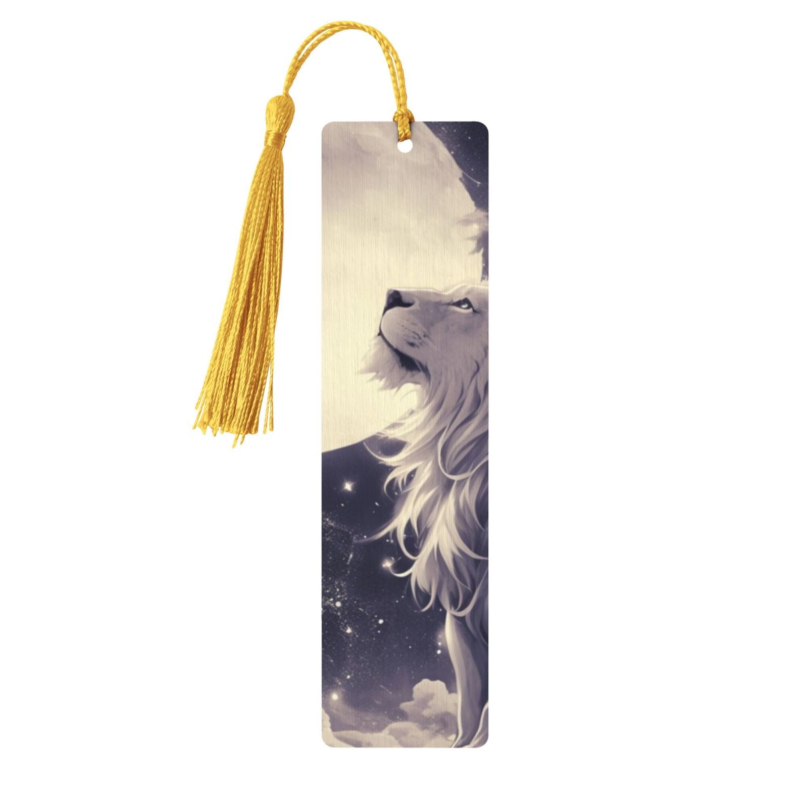 Handcrafted Poplar Wood Bookmark with Tassel - Exquisite Artisan Gift ...