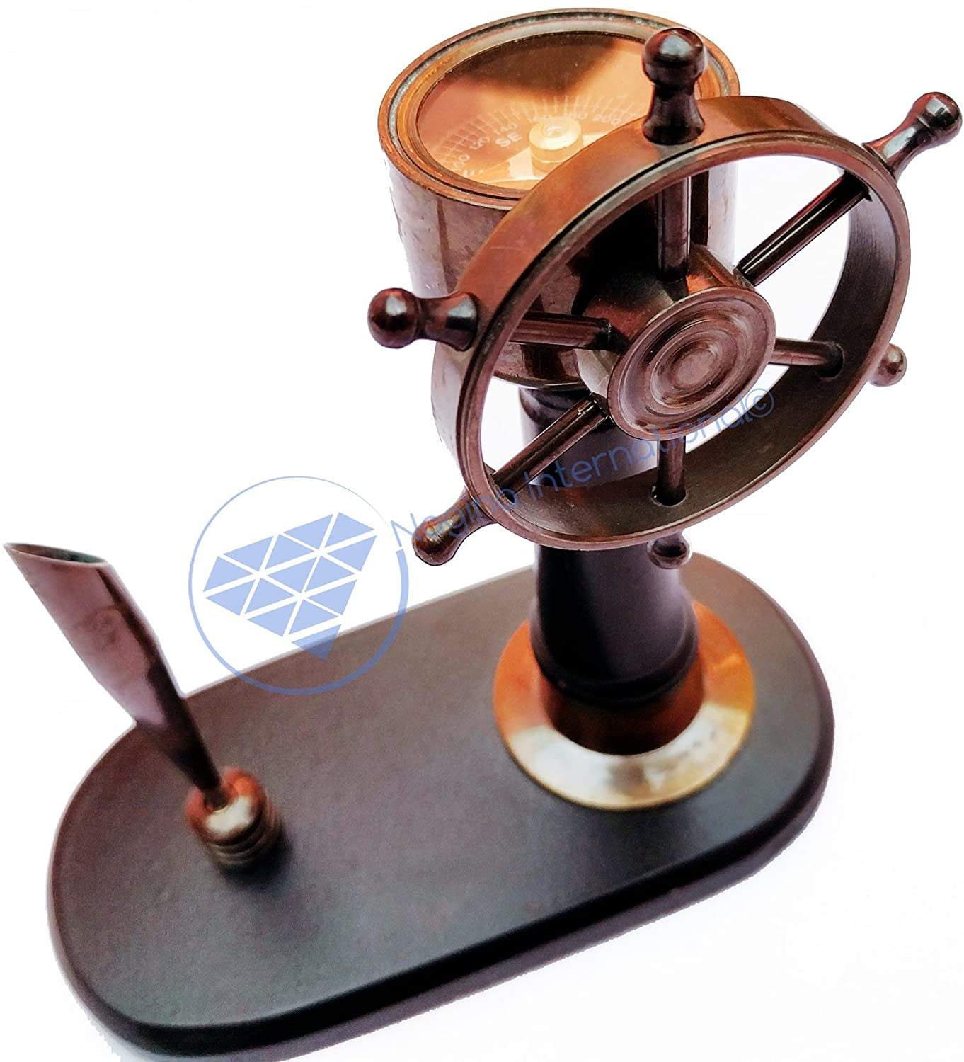 Handcrafted Premium Office Decor Pen Holders with Nautical Helmet ...