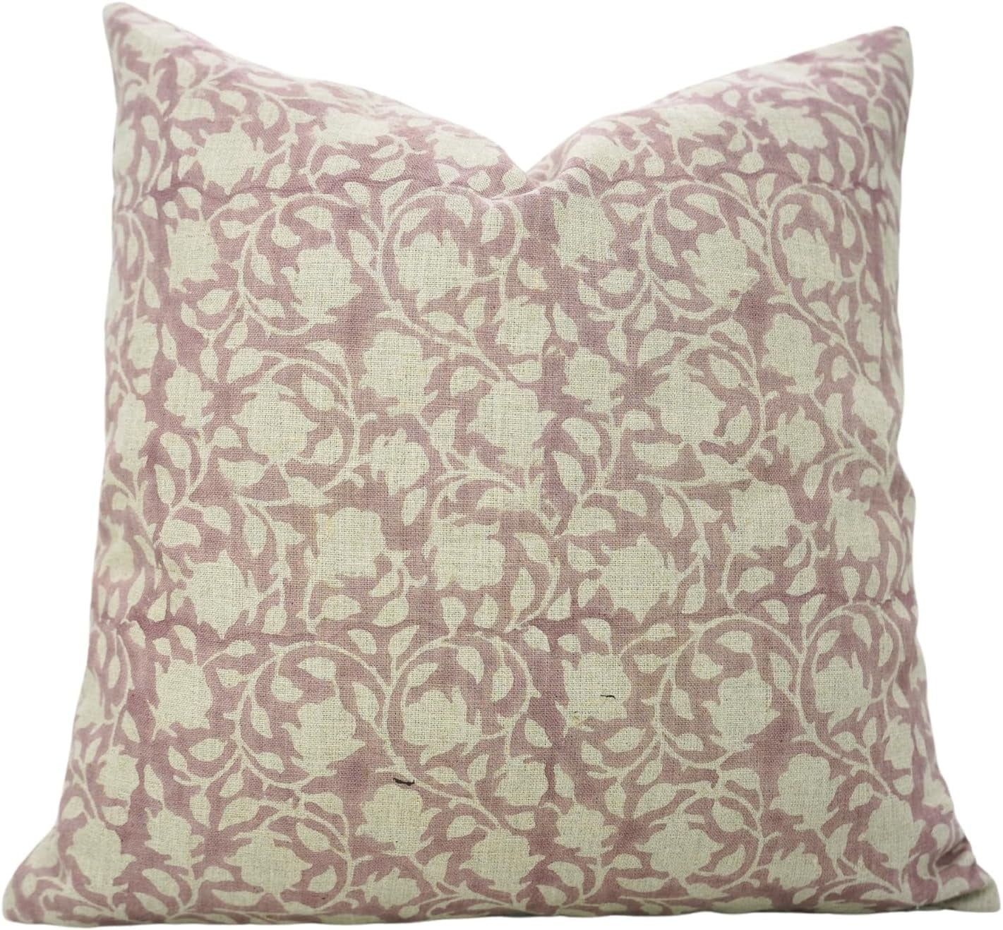 Handcrafted Pure Linen Pillow Covers by Fabdivine, Hand block prints ...