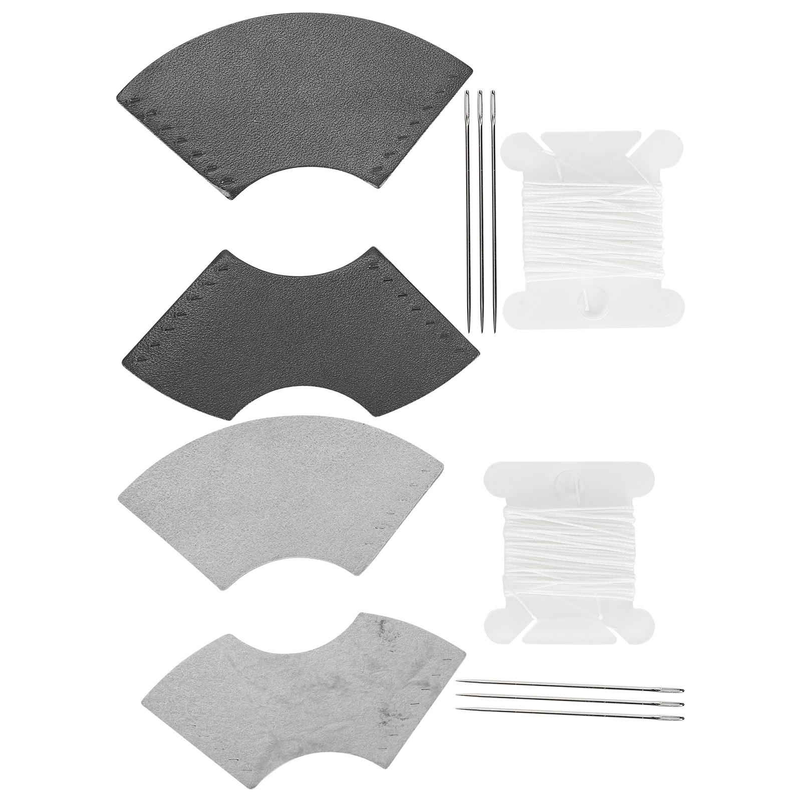 Handcrafted Reading Aid with Needle & Wax Thread, Black Set Leather ...