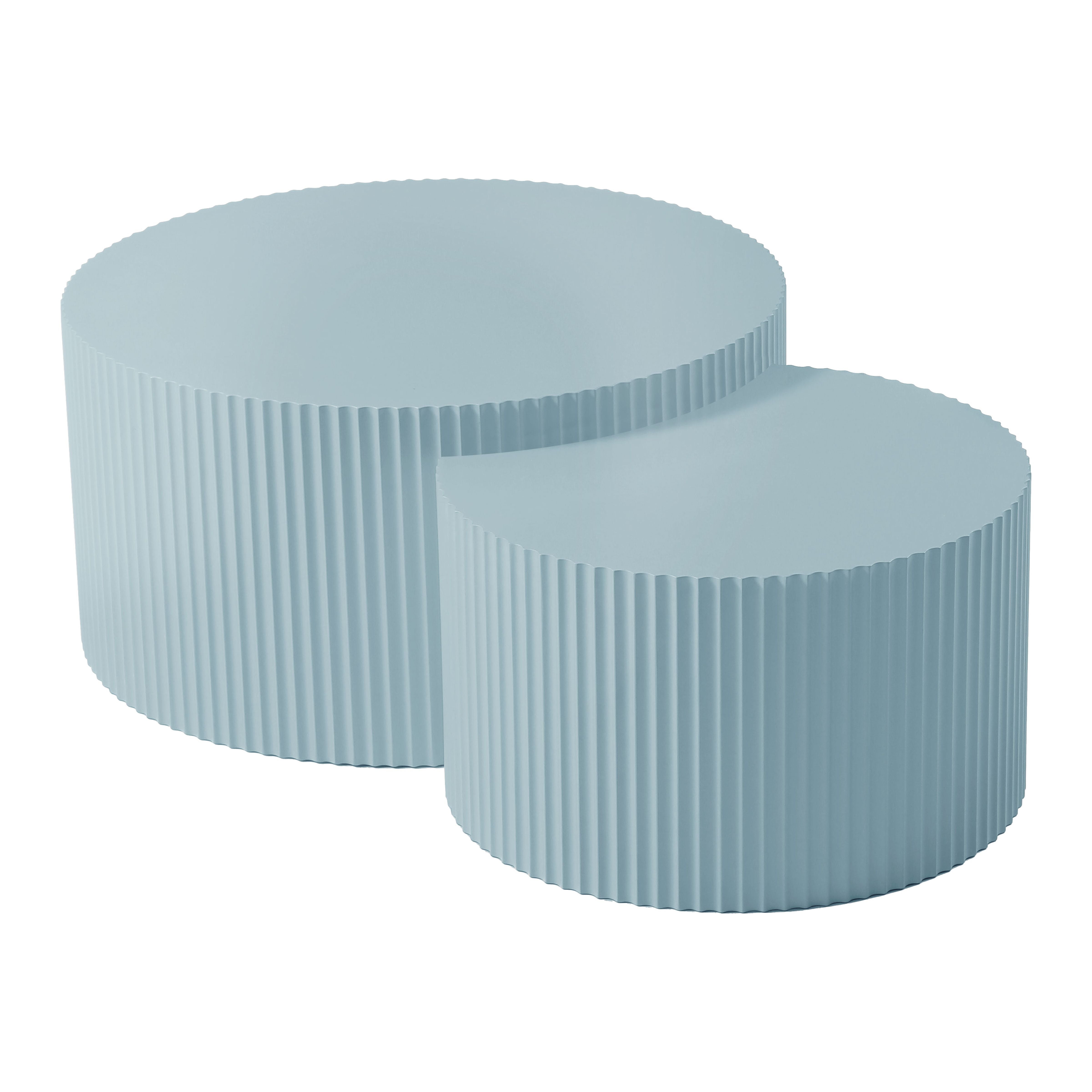 Handcrafted Relief Mdf Nesting Table Set Of 2,Coffee Table Set No Need ...