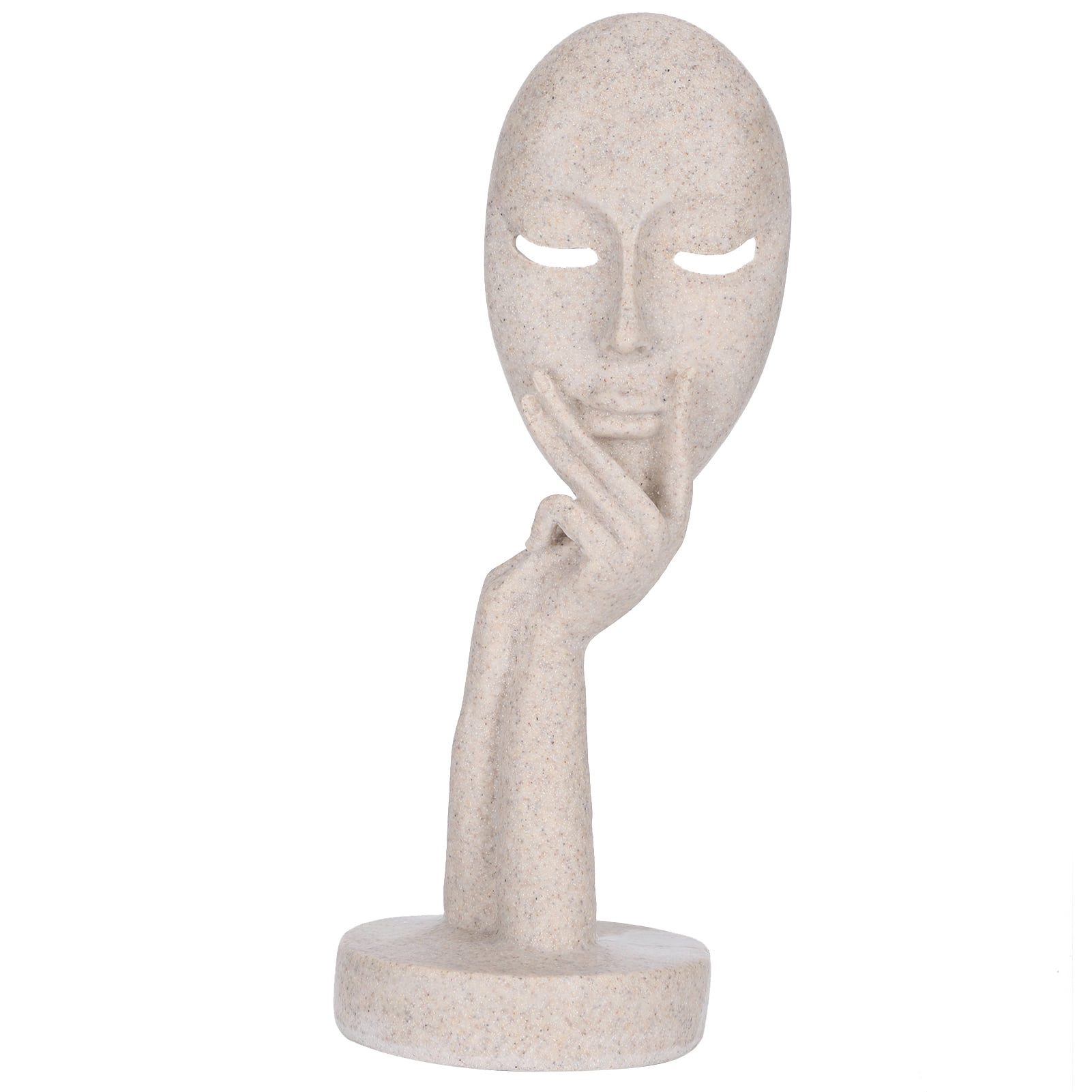 Handcrafted Resin Art Statue Ornament, Unique Facial Sculpture Craft ...