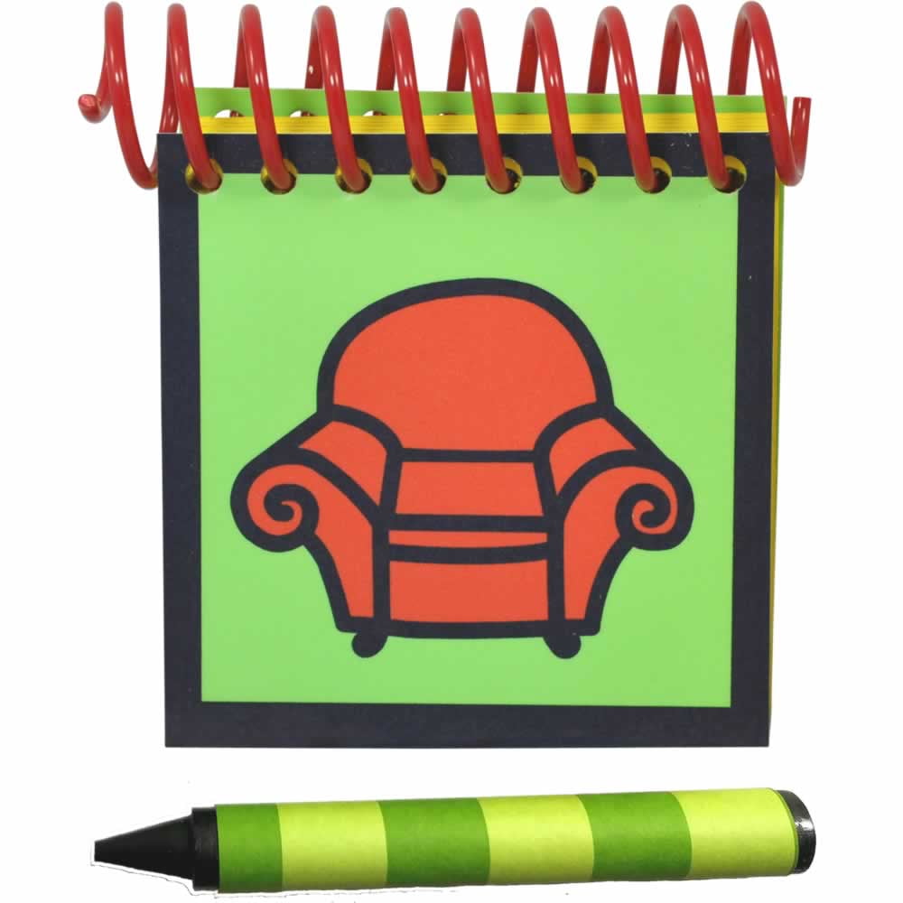 Handcrafted STEVE Handy Dandy Notebook and Crayon - Walmart.com
