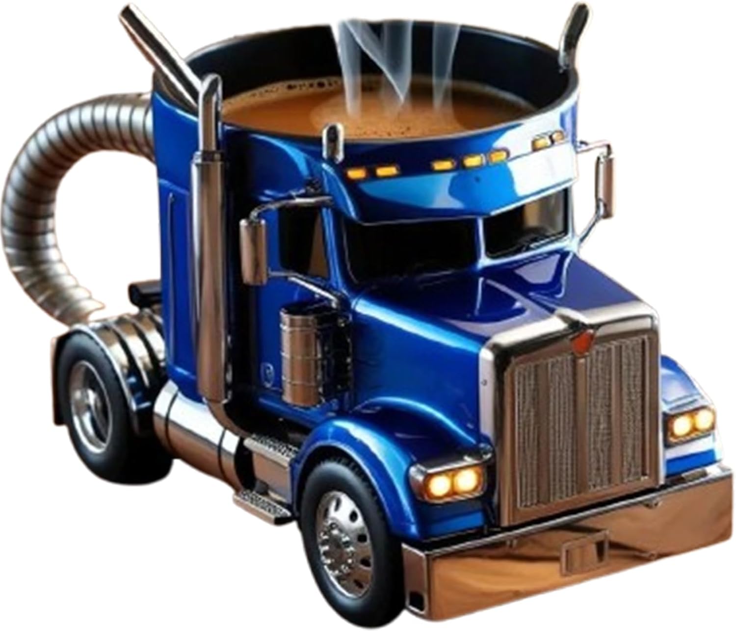 Handcrafted Truck Coffee Mug, Semi-Truck Coffee Mugs for Truck Lovers ...