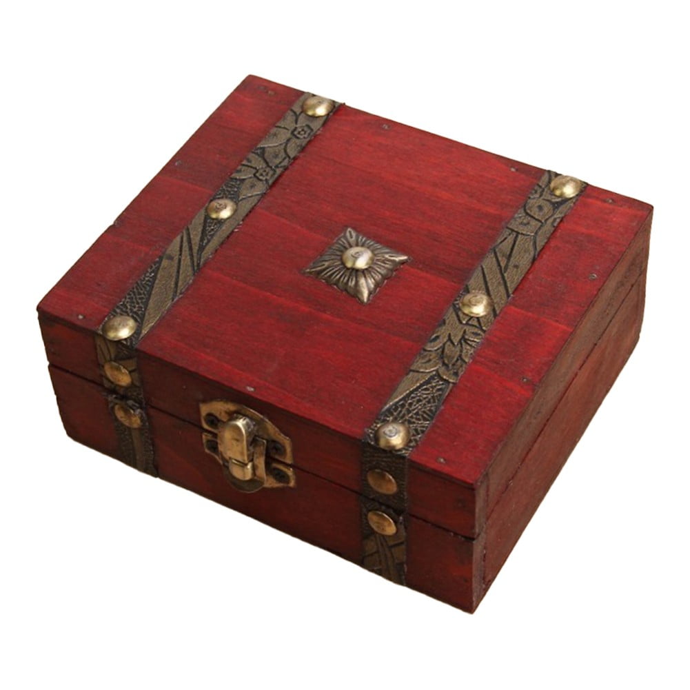 Handcrafted Vintage Style Wooden Storage Box Perfect for Organizing ...