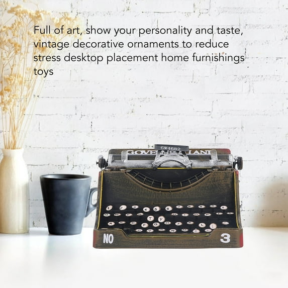 Handcrafted Vintage Typewriter, Durable Iron Model For Events ...