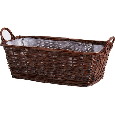 Veranda Resin Wicker Window Box Planter - Walmart.com