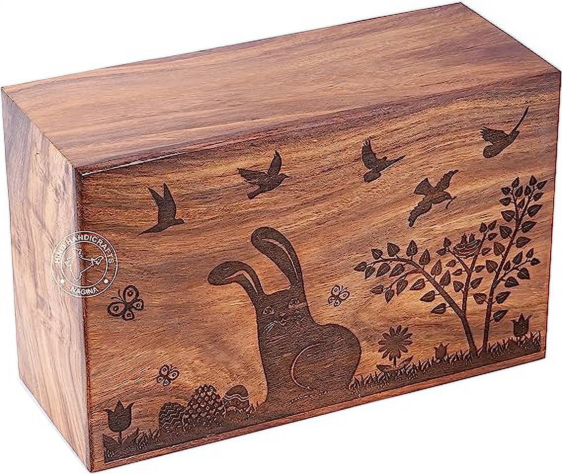 Handcrafted Wooden Cremation Urns for Human Ashes Adult Large - Tree of ...