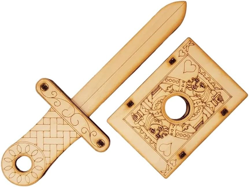 Handcrafted Wooden DIY Magic Set, Magic Pencil Box, Word Through Finger ...