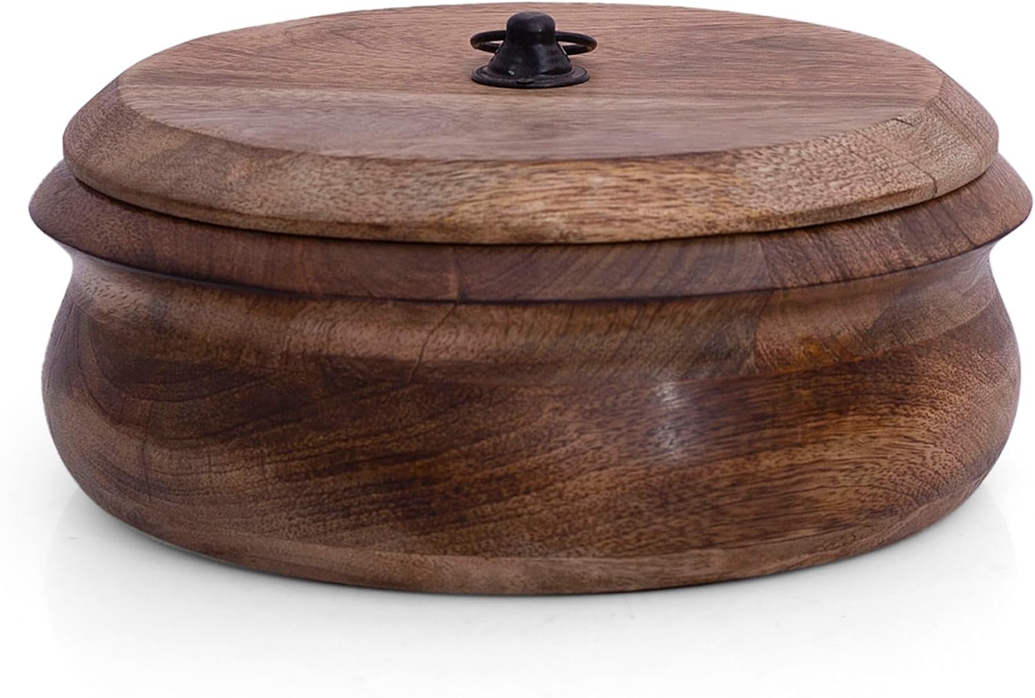 Handcrafted Wooden Mexican Tortilla Warmer Basket Indian Chapati Roti ...