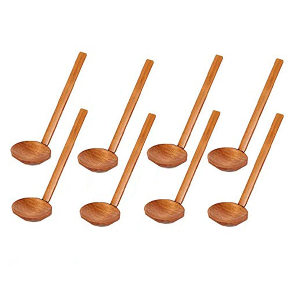Handcrafted Wooden Soup Spoon Wooden Utensils Set Kitchen Hot Pot Spoon ...