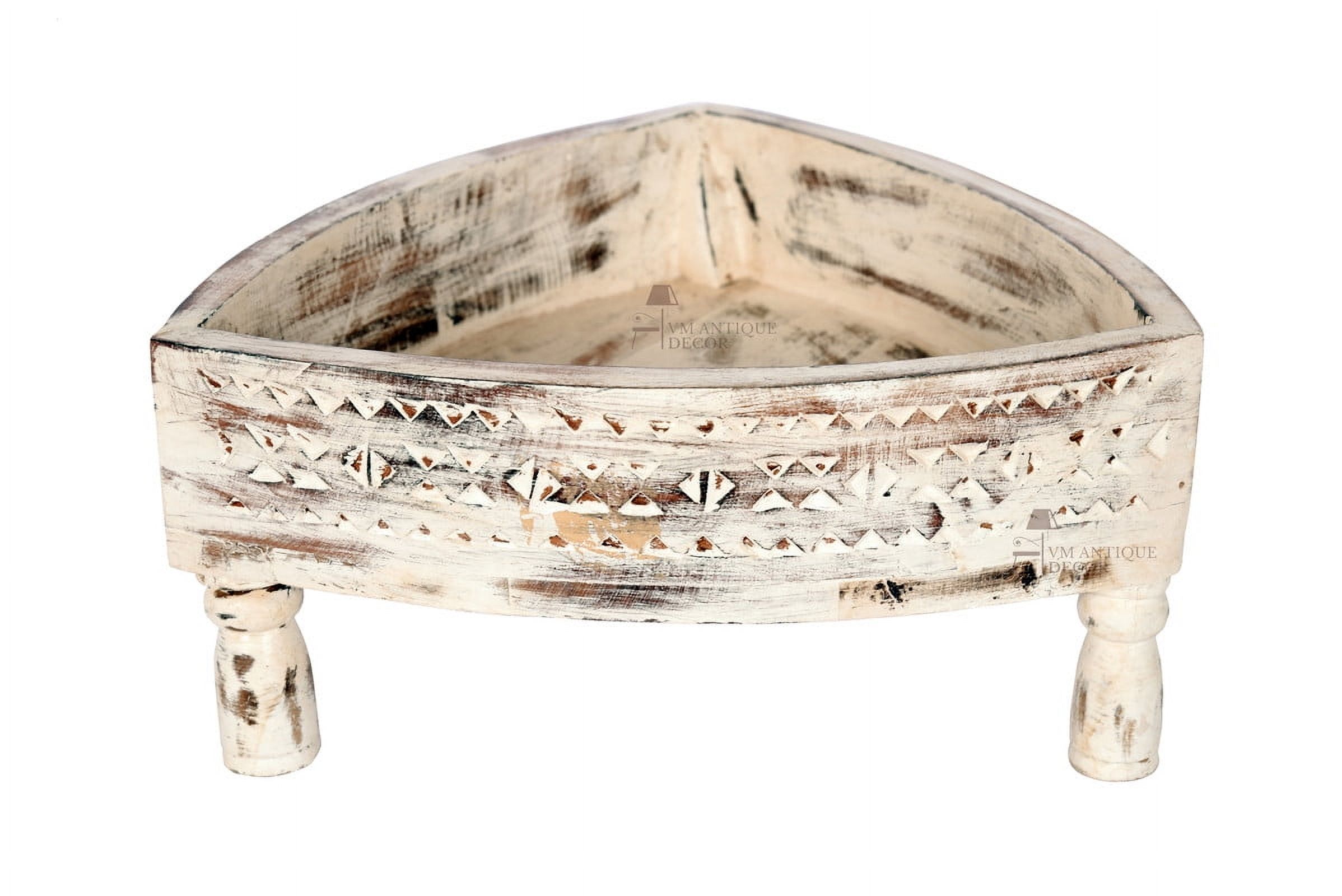 Handcrafted Wooden Triangular Decorative Stand - Walmart.com