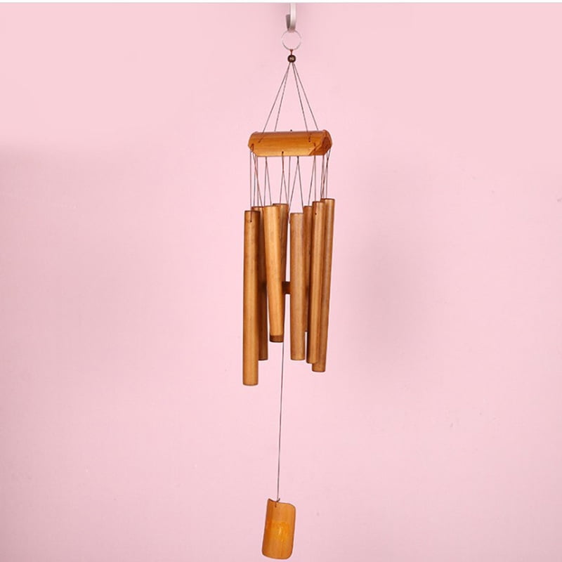 Handcrafted bamboo wind chimes are ideal as handmade commemorative ...