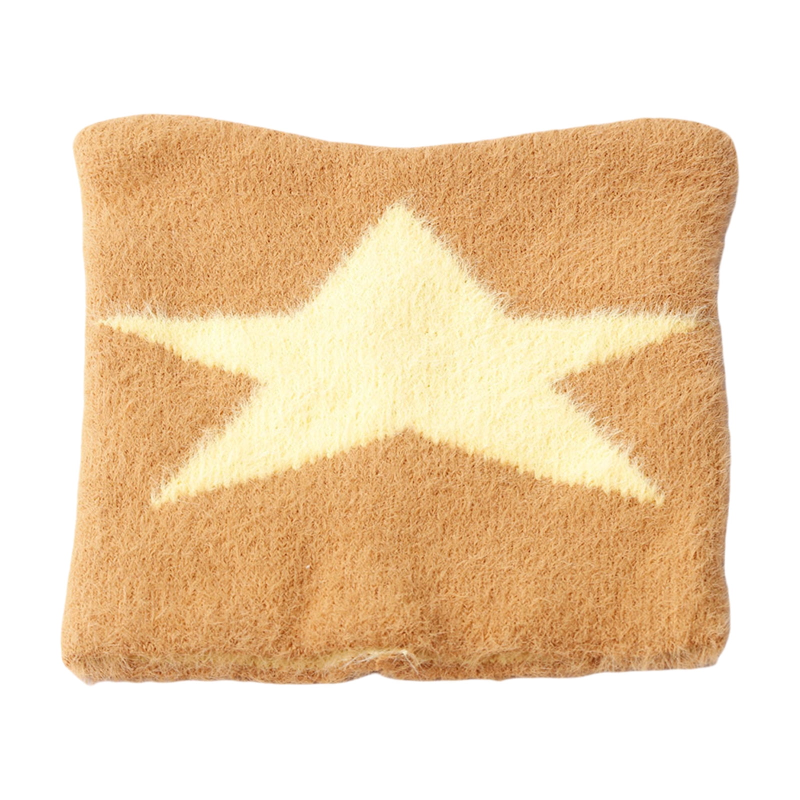 Handcrochet Hat with Devil Ear Fashion 2000s Fivepointed Star Brimless ...