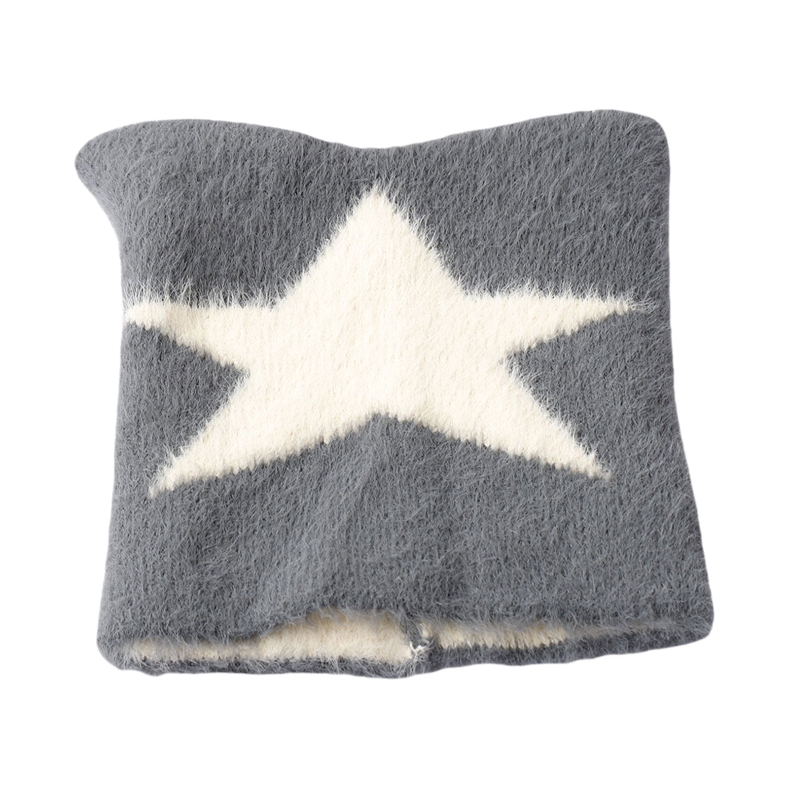 Handcrochet Hat with Devil Ear Fashion 2000s Fivepointed Star Brimless ...