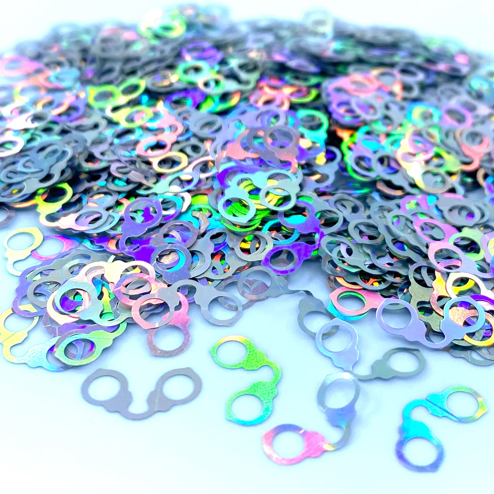Handcuff Police Shape Glitter (1oz bags = 28g) Glitter for Crafts Epoxy ...