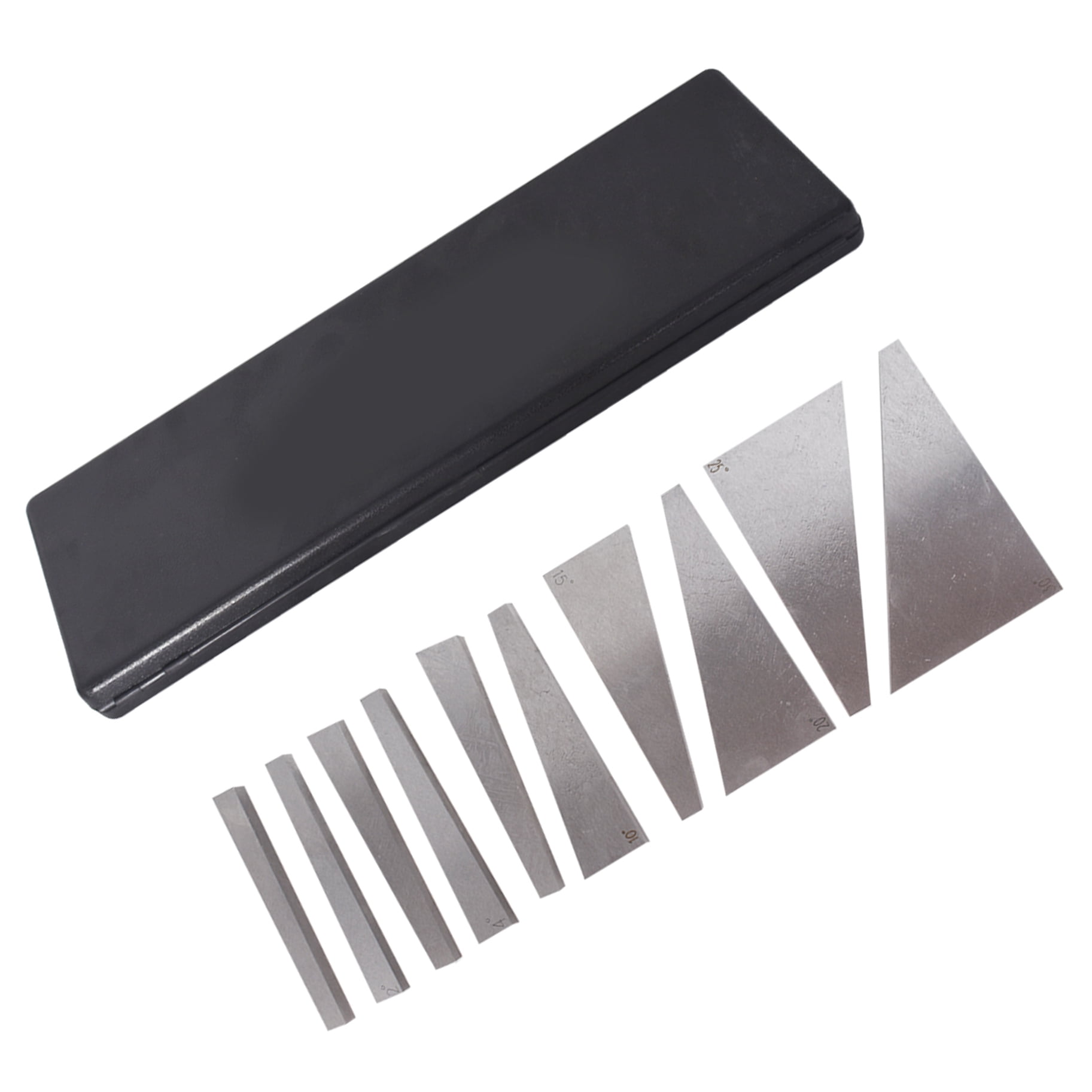 Handdo 10 Pcs Precision Angle Block Set Machinist Tool Angle Gauge ...