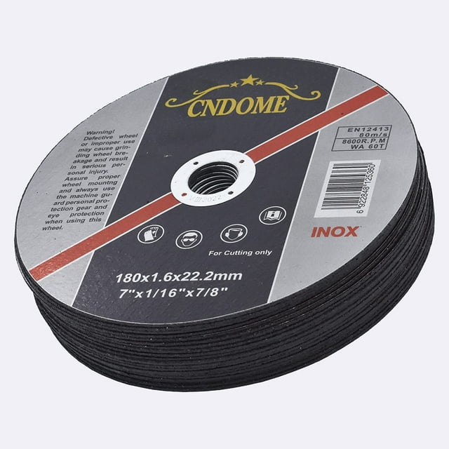 Handdo 25-Pack Cut Off Wheels Ultra Thin Cut-Off Wheel Cutting Disc 7x1 ...