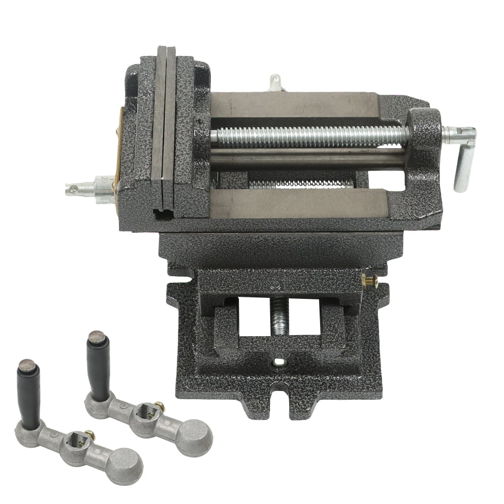 Handdo 5 Inch Cross Slide Drill Press Vise 2 Way X-Y Heavy Duty Clamp ...
