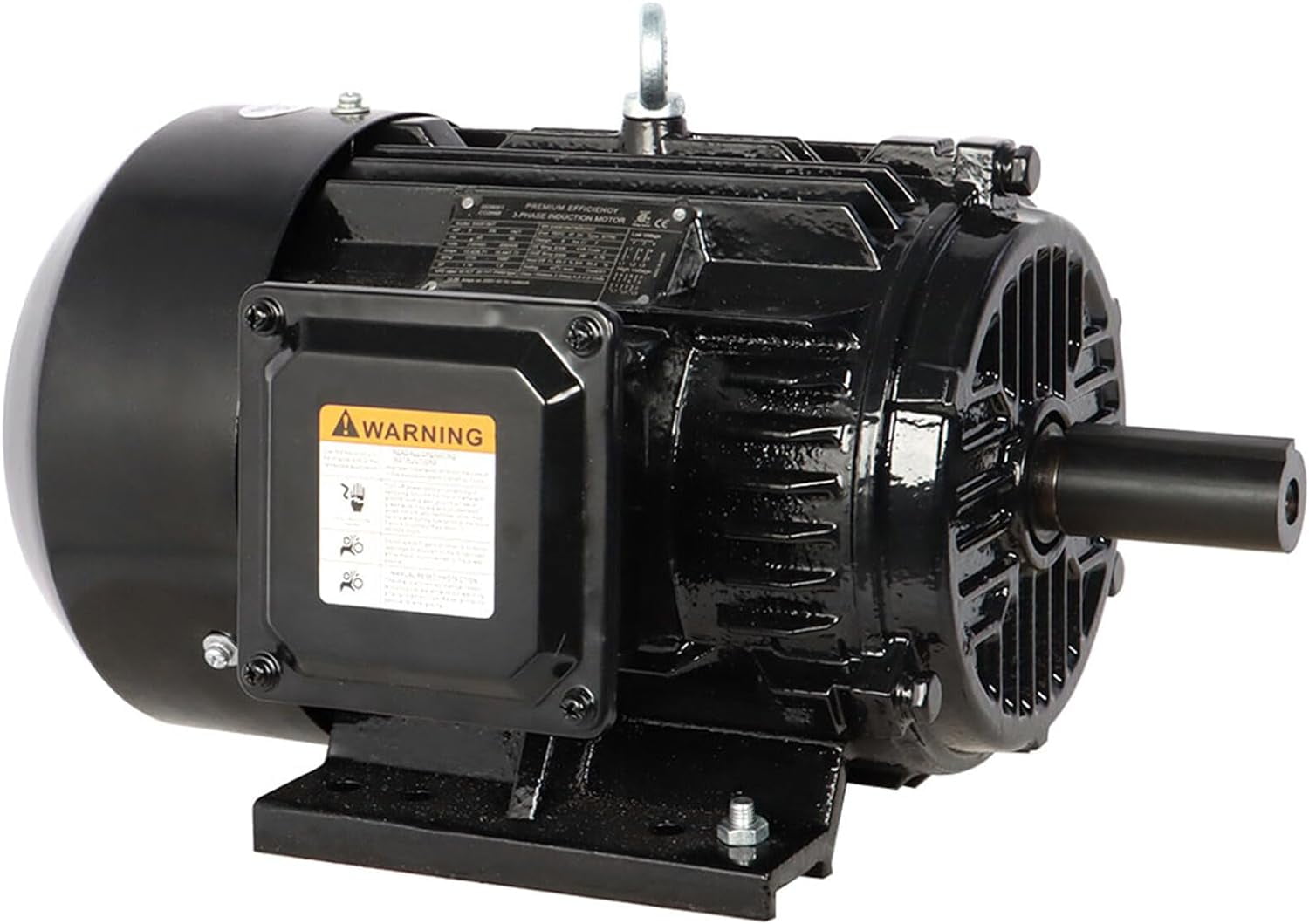 Handdo 5HP Compressor Electric Motor 3 Phase 1800 RPM 184 T Frame 230 ...