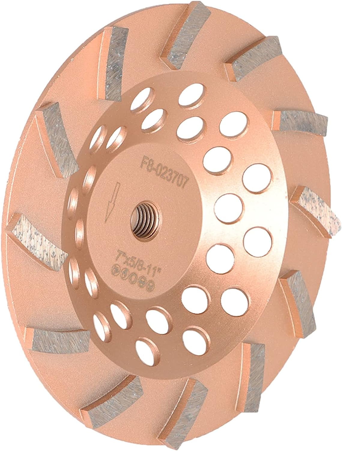 Handdo 7 Inch 12 Turbo Segments 5/8 Inch -11 Arbor Grinding Wheels ...