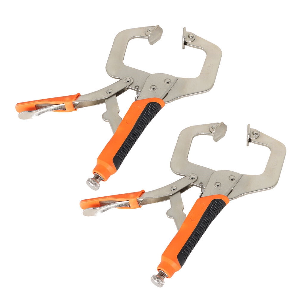 Handdo C-Clamps Set 11 Inch Heavy Duty C-Clamp Locking Pliers W/ Swivel ...