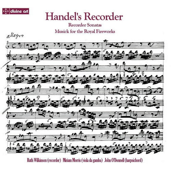 Handel / Wilkinson / Morris / Odonnell - Handels Recorder - Music ...