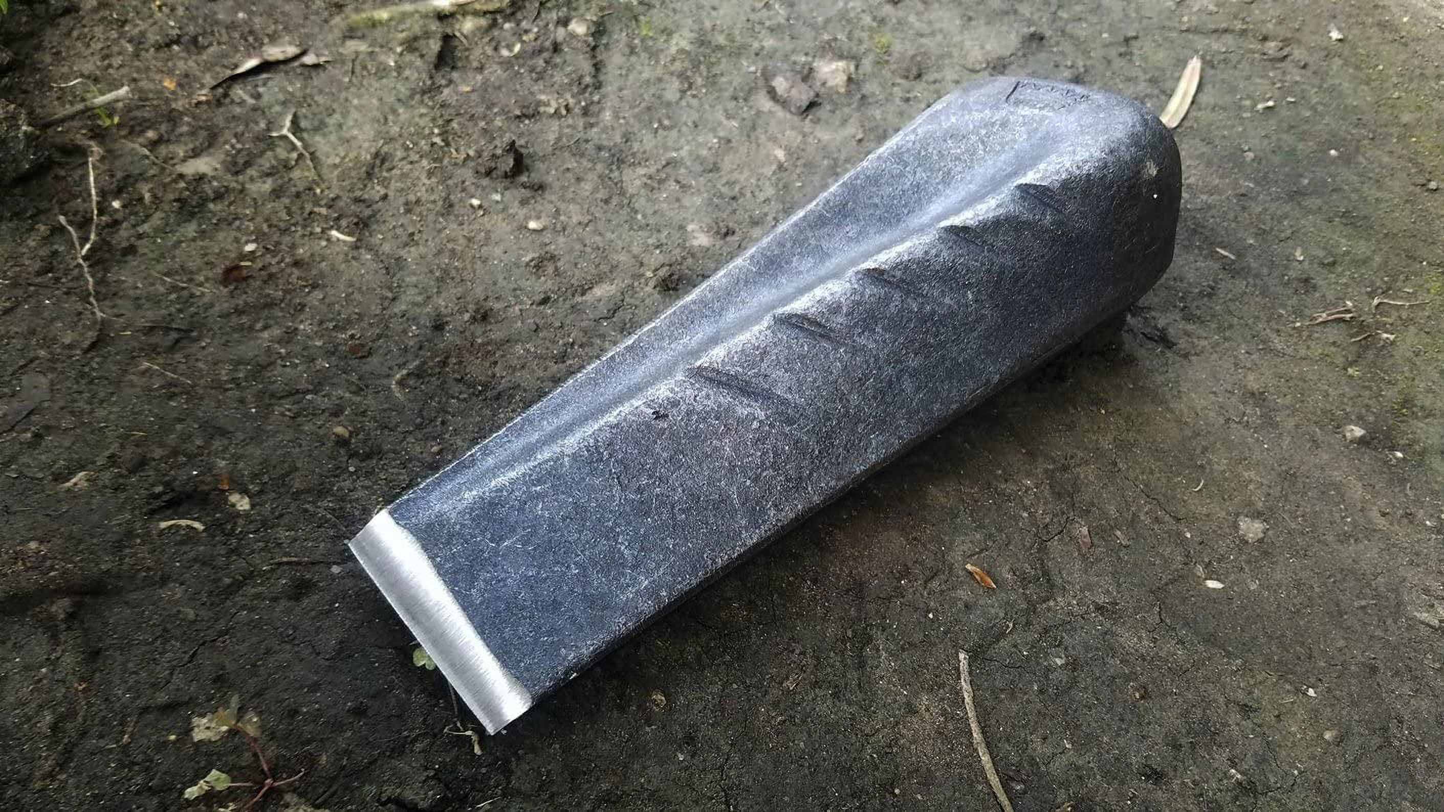 Handforged German Twisted Steel Splitting Wedge - 4.5 lbs Log Splitter ...