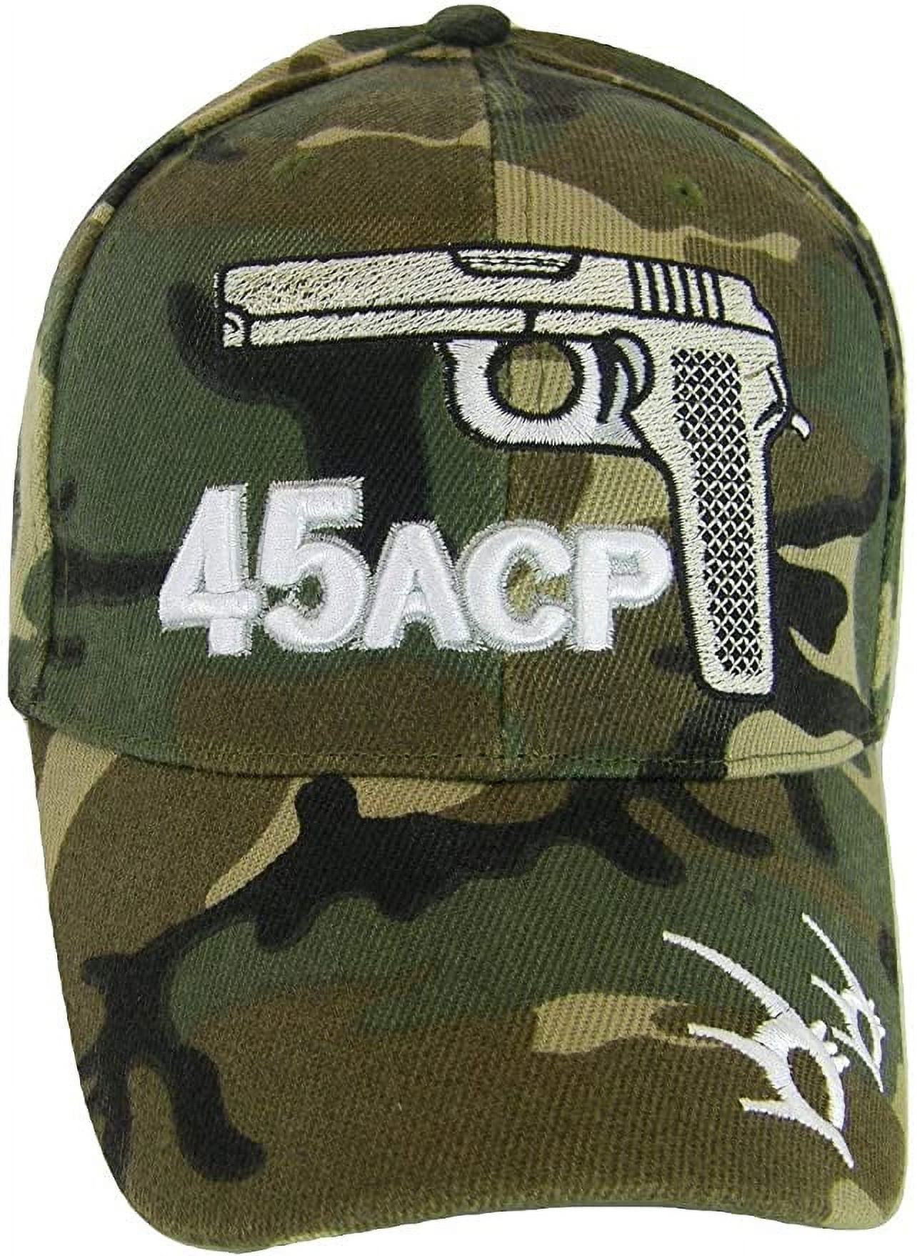 Handgun Firearm Men's Adjustable Baseball Cap (45 ACP Camo) - Walmart.com
