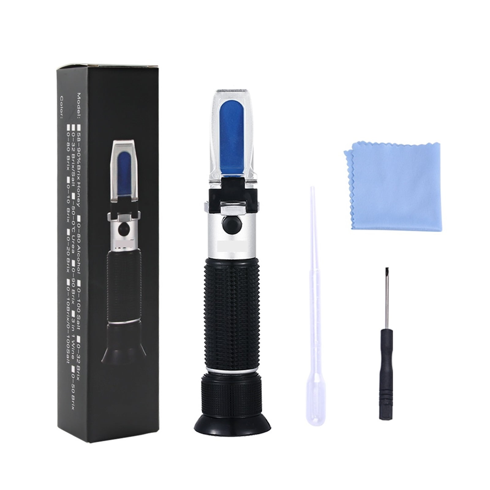Handheld 0-80% Alcohol Refractometer For Spirits Household Liquor ...