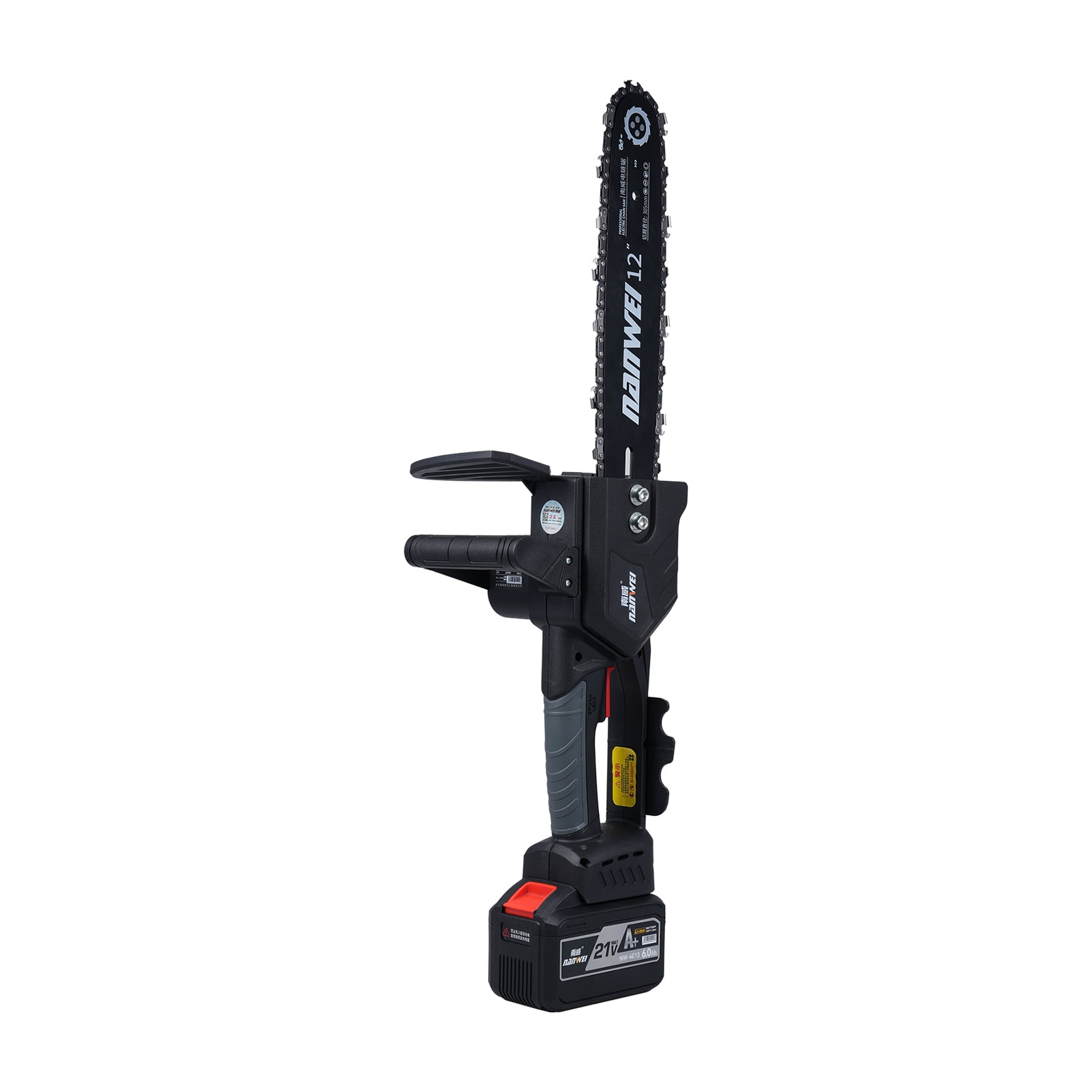 Handheld 12inch Electric Chainsaw 2000W Brushless Chainsaw Handheld ...