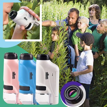 Free Shipping! Upgraded 200x-1000x Pocket Microscope for Kids Adults ...