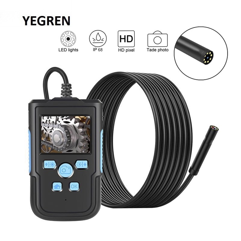Handheld 3.9/5.5/8mm Endoscope Camera with 2.4" IPS Screen Pipe ...