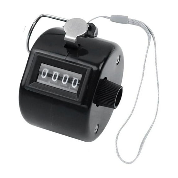 Handheld 4-Digit Tally Counter Clicker, Mechanical No-Battery Digital ...