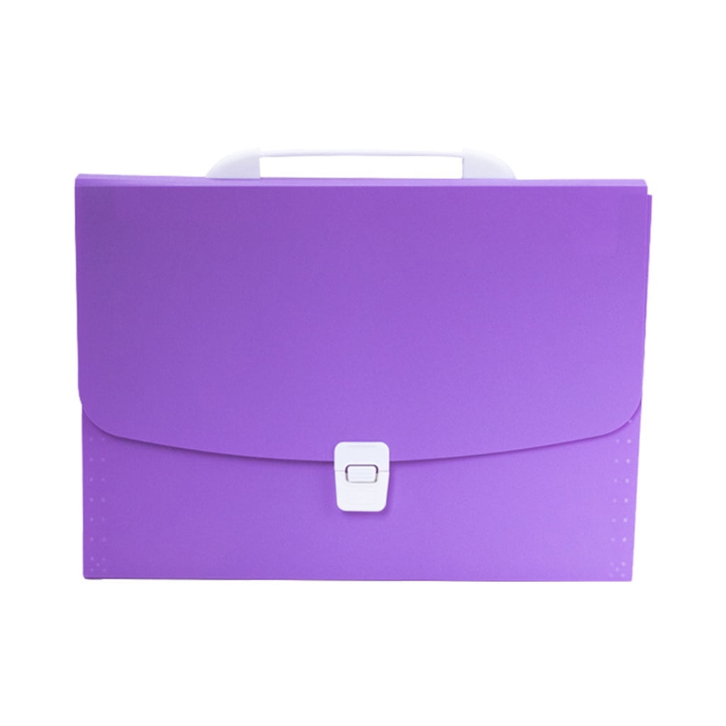 Handheld 7-layer Expandable School Test Papers Files Folder A4 File ...