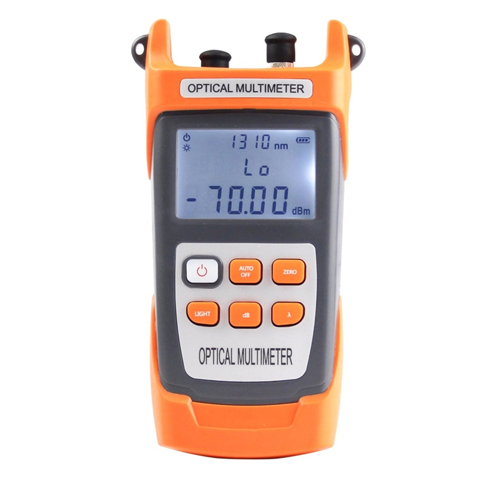 Handheld -70~+10dBm Fiber Optic Power Meter 5/10MW VFL Fiber Visual ...