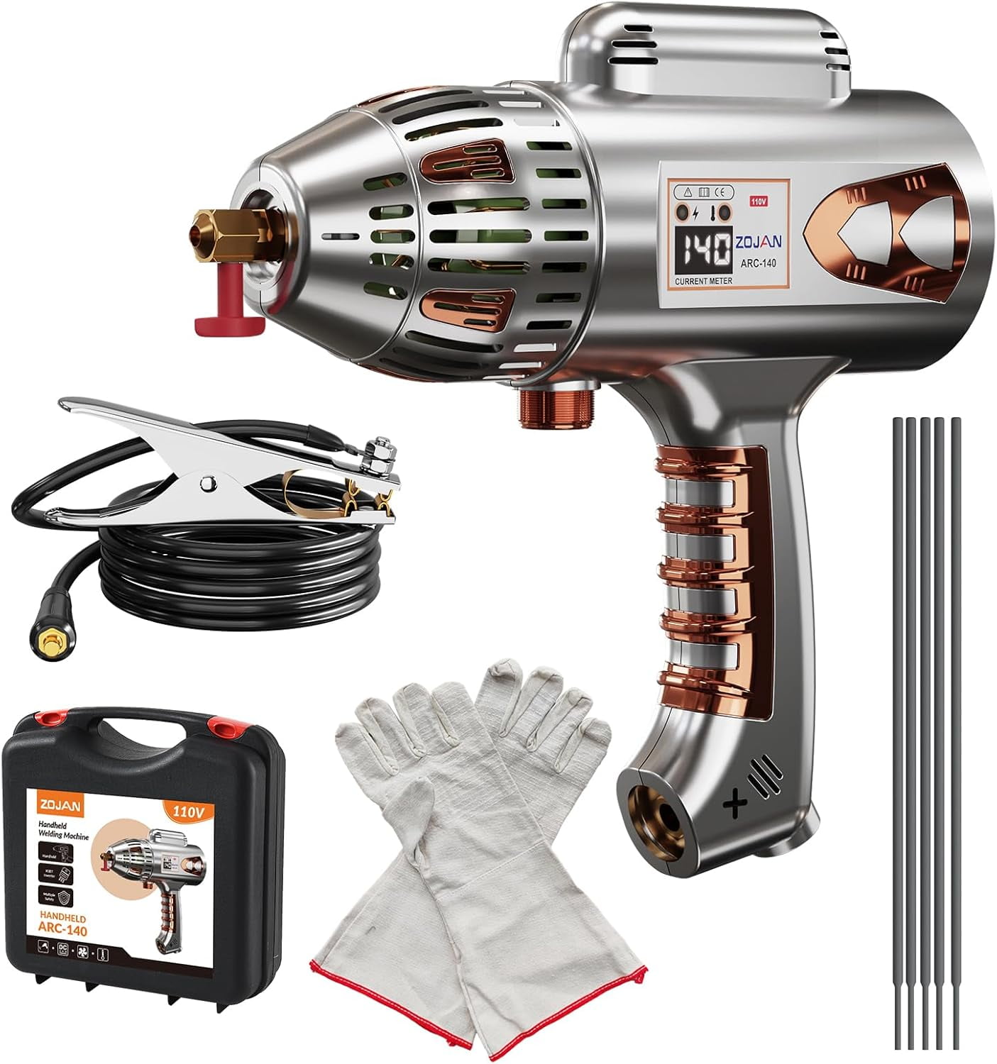 Handheld ARC Stick Welder 140A 110V,lightweight Portable inverter ...