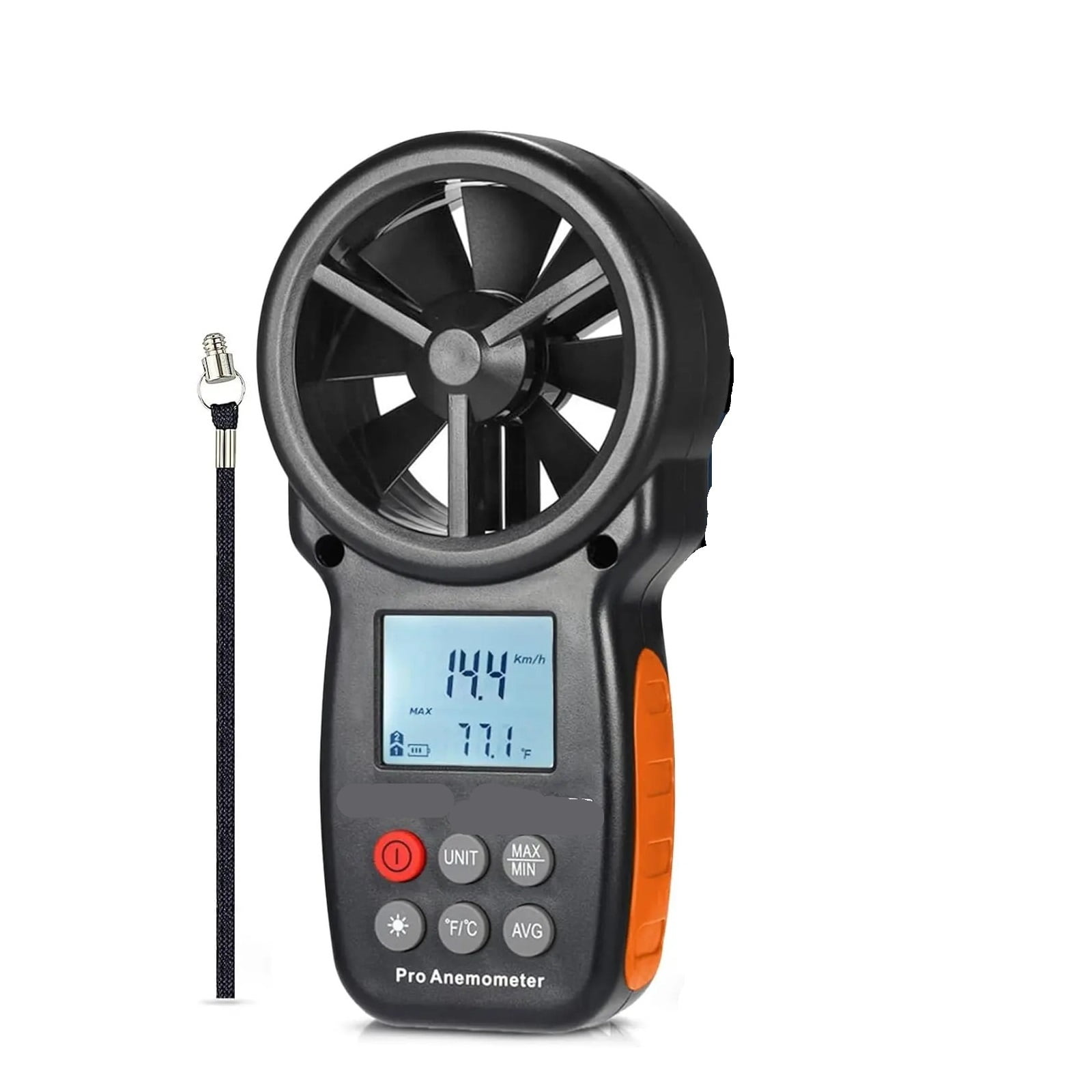 Handheld Anemometer,Digital Anemometer, Wireless Bluetooth App ...
