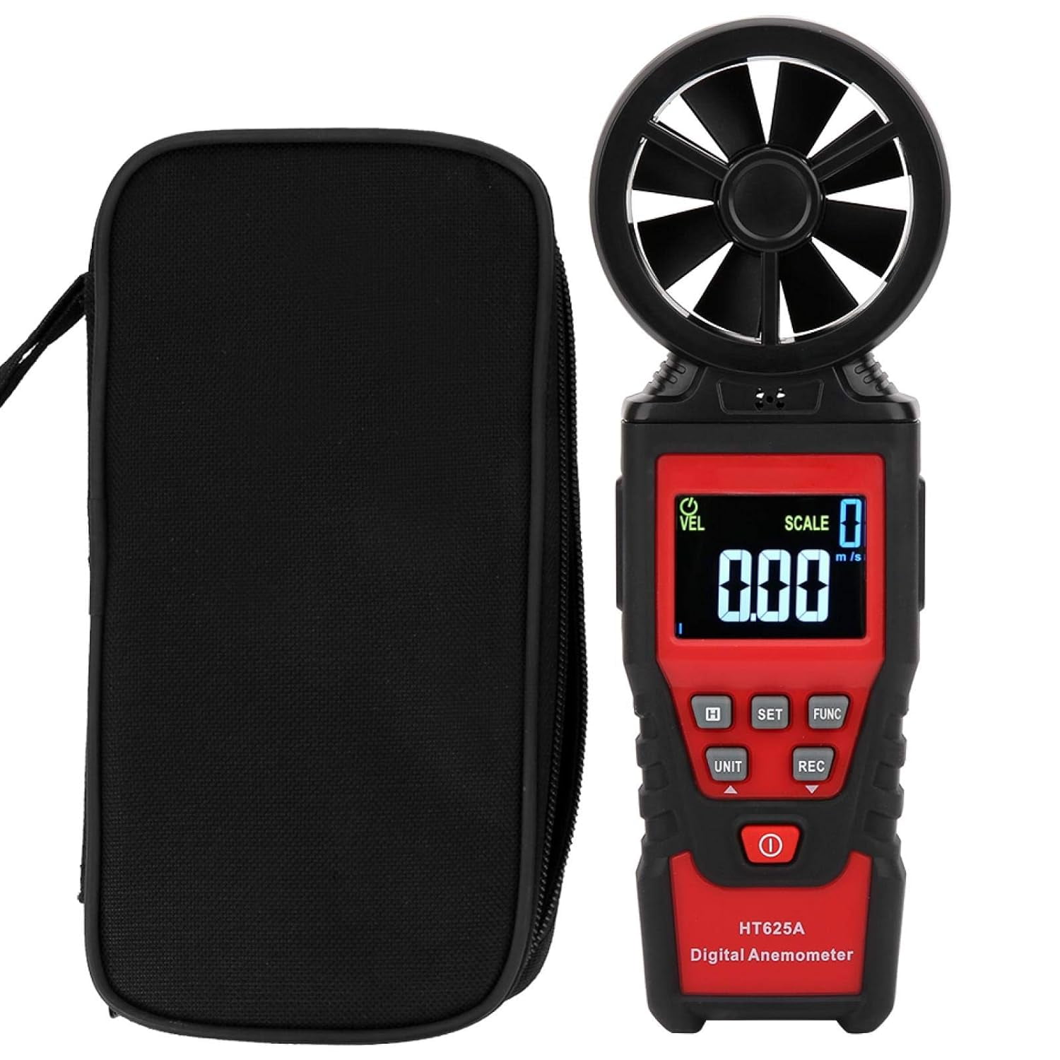 Handheld Anemometer Digital Wind Speed CFM Meter Gauge Air Tester ...