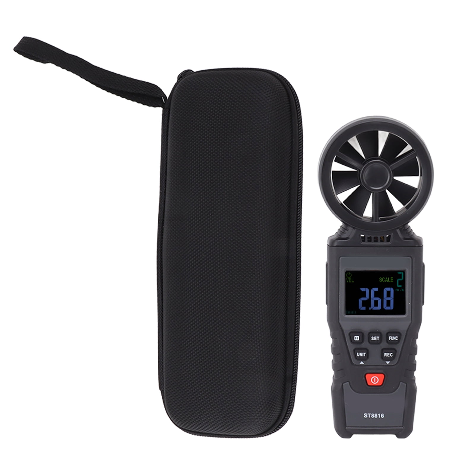 Handheld Anemometer Lcd Display Strong Anti Interference Wind Speed Meter For Wind Speed