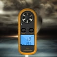 Handheld Anemometer Wind Speed Meter LCD Backlight Thermomoter Wind ...