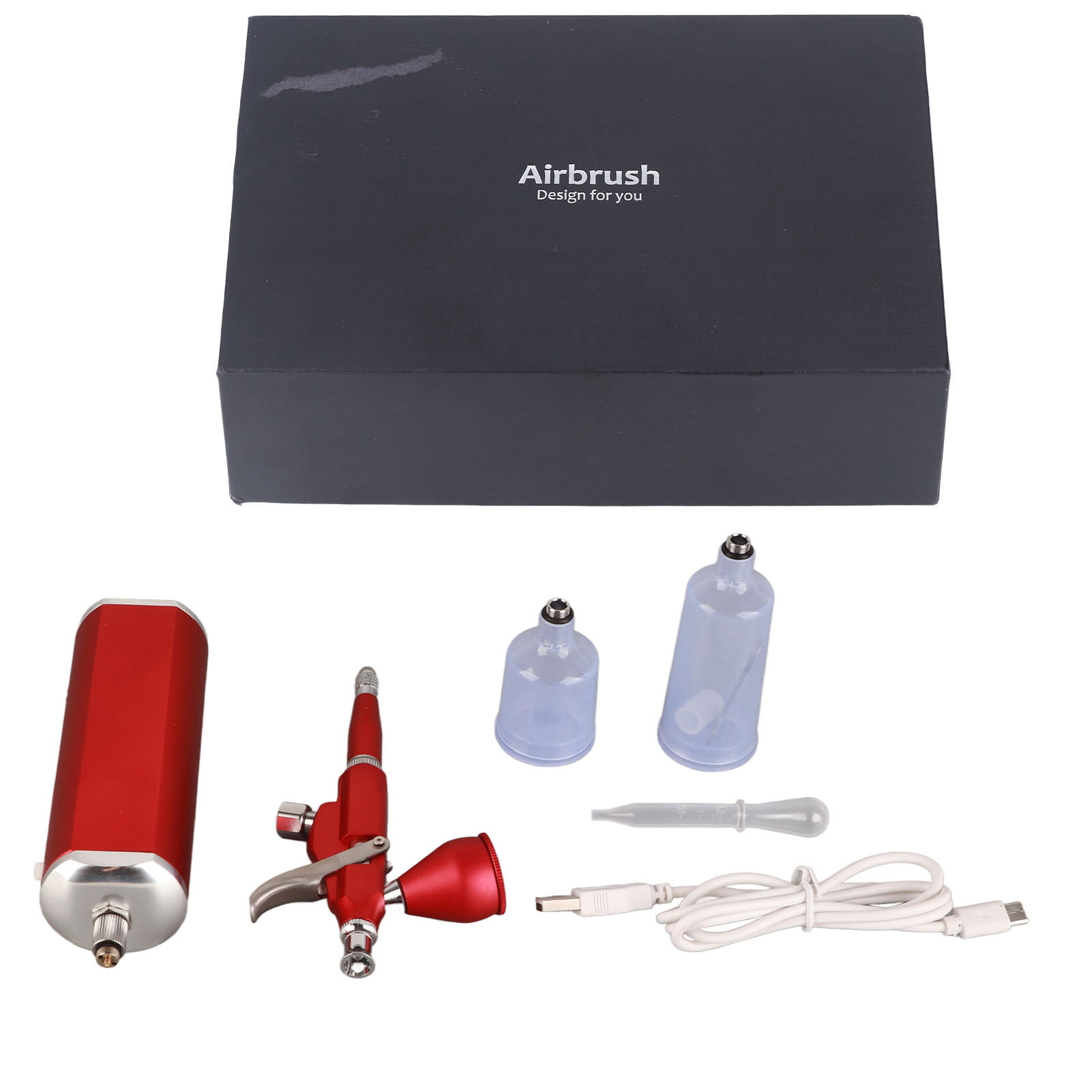 Handheld Auto Airbrush Kit with Gun-Type Sprayer and Automatic Start ...